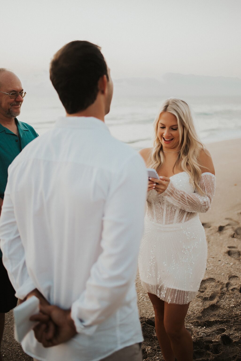 Stuart Beach Elopement | Jackie + Glen - Anna Holden Photo